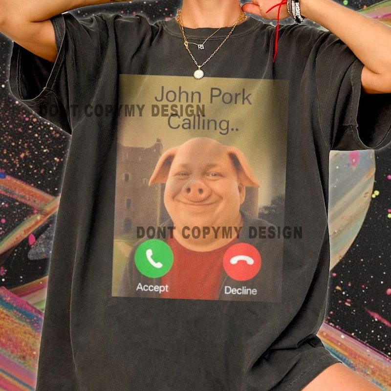John Pork is Calling Shirt - Etsy