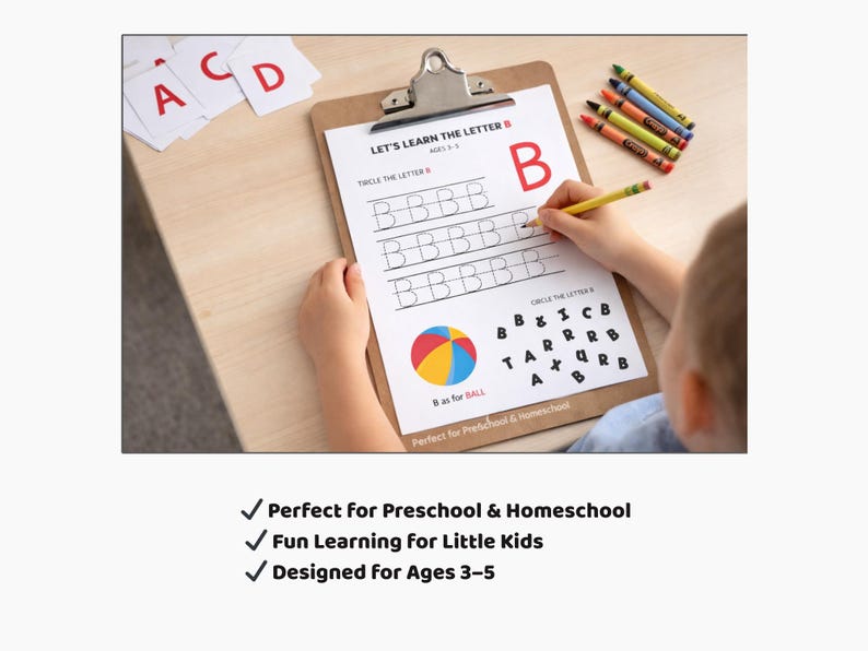 Alphabet Tracing Worksheets A-Z – Preschool & Kindergarten (printable ...