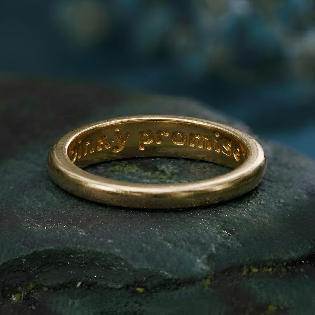 Pinky Promise Ring, Perfect for Couples or as a Special Gift, Symbolic ...