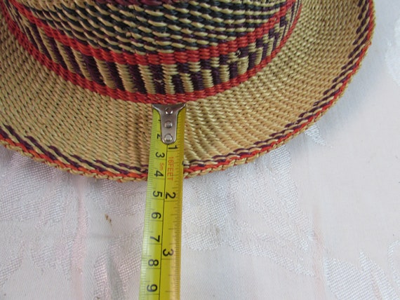 Vintage Peruvian Straw Hat - Gem