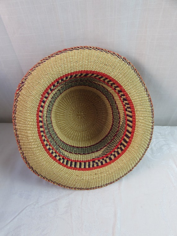 Vintage Peruvian Straw Hat - Gem