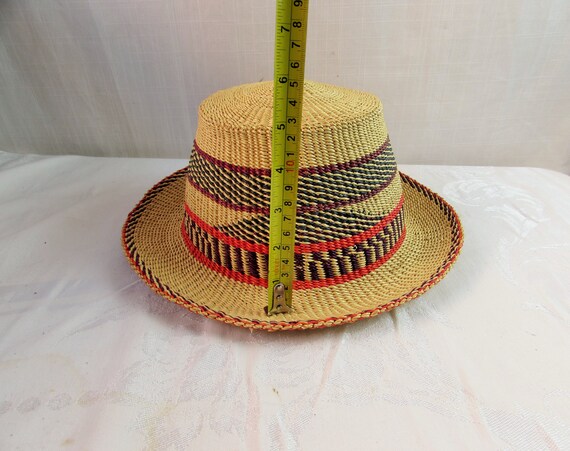 Vintage Peruvian Straw Hat - Gem