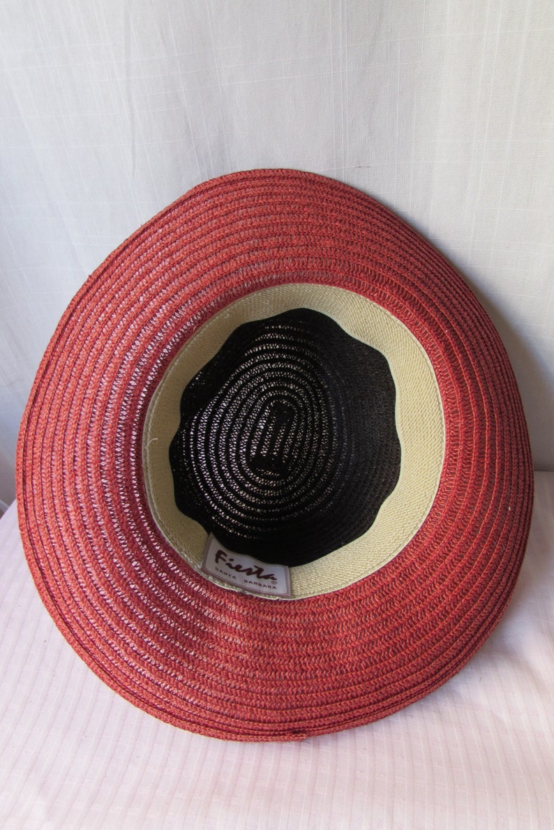 Hat Fedora Orange Brown Fedora Santa Barbara Hat Company Made - Etsy
