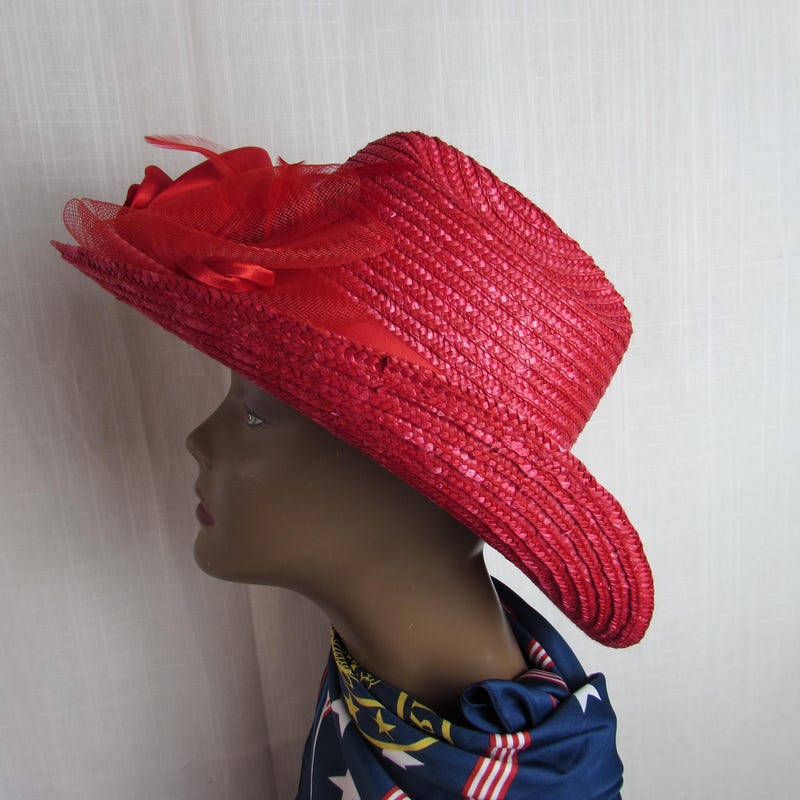 Womens Red Hats - Etsy