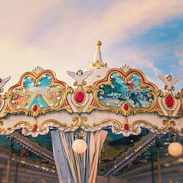 Paris Carousel Photo - Etsy