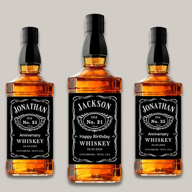 Custom Whiskey Label Jack - Etsy