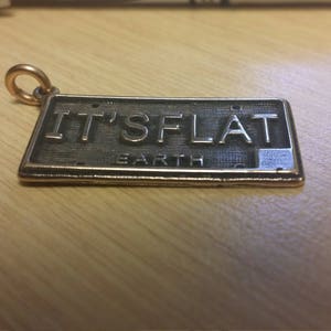 Bronze Flat Earth License Plate - Etsy