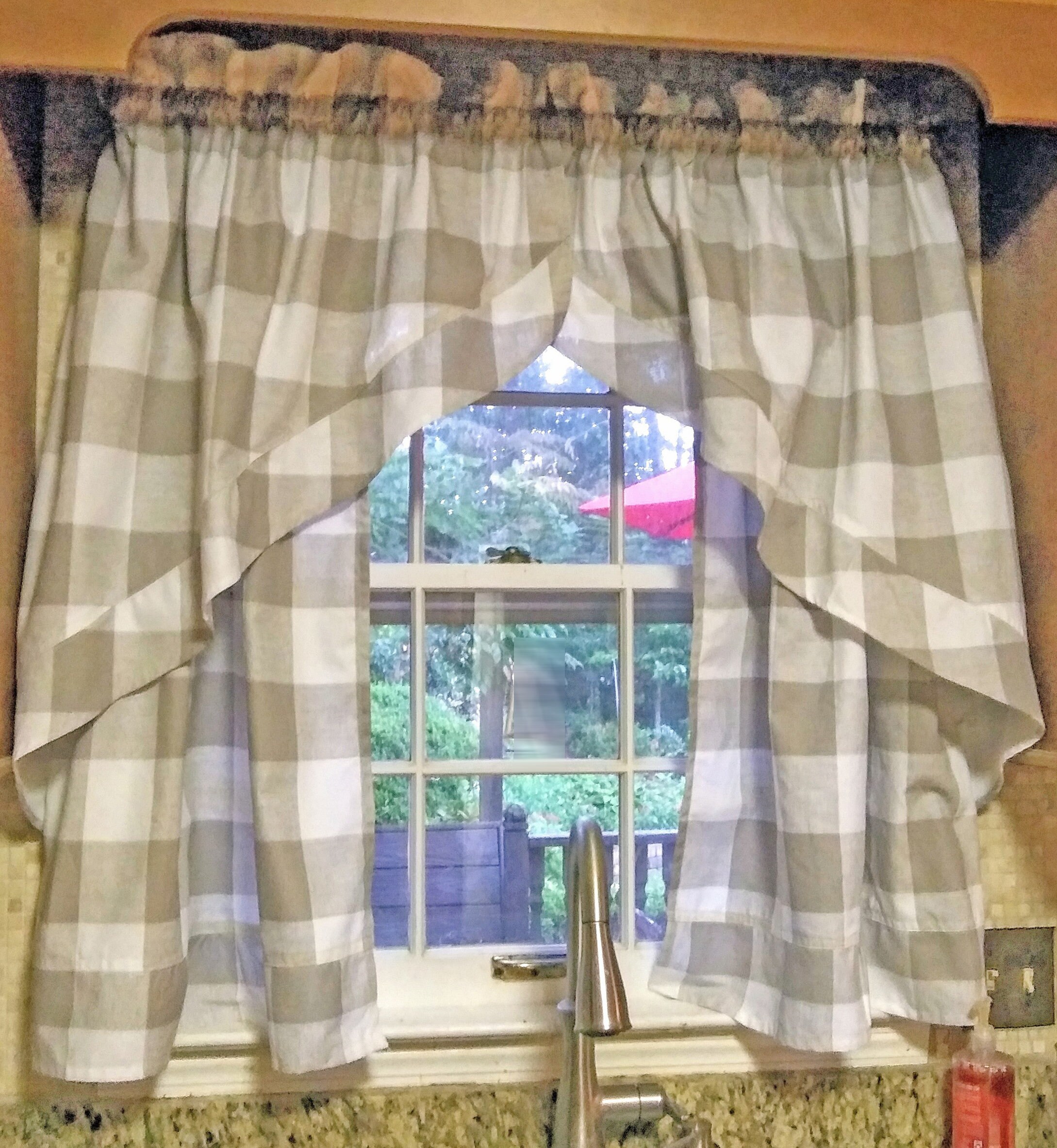 Kate's Absolutely Adorable "country Cafe" Kitchen Curtain Pattern - How ...