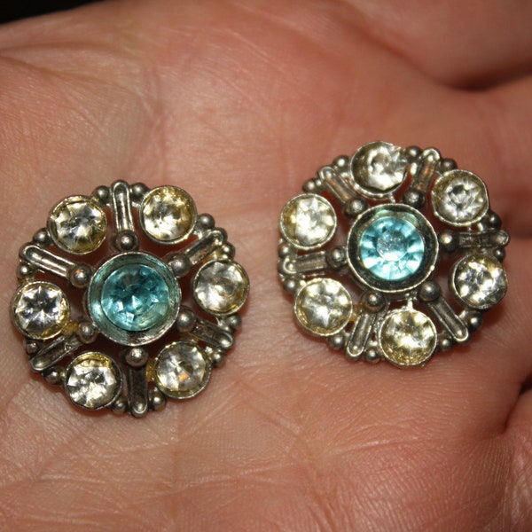 Rhinestone Buttons - Etsy