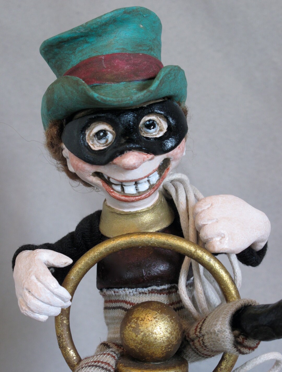 Time Bandits-clock With Sculpted Dolls/figures - Etsy