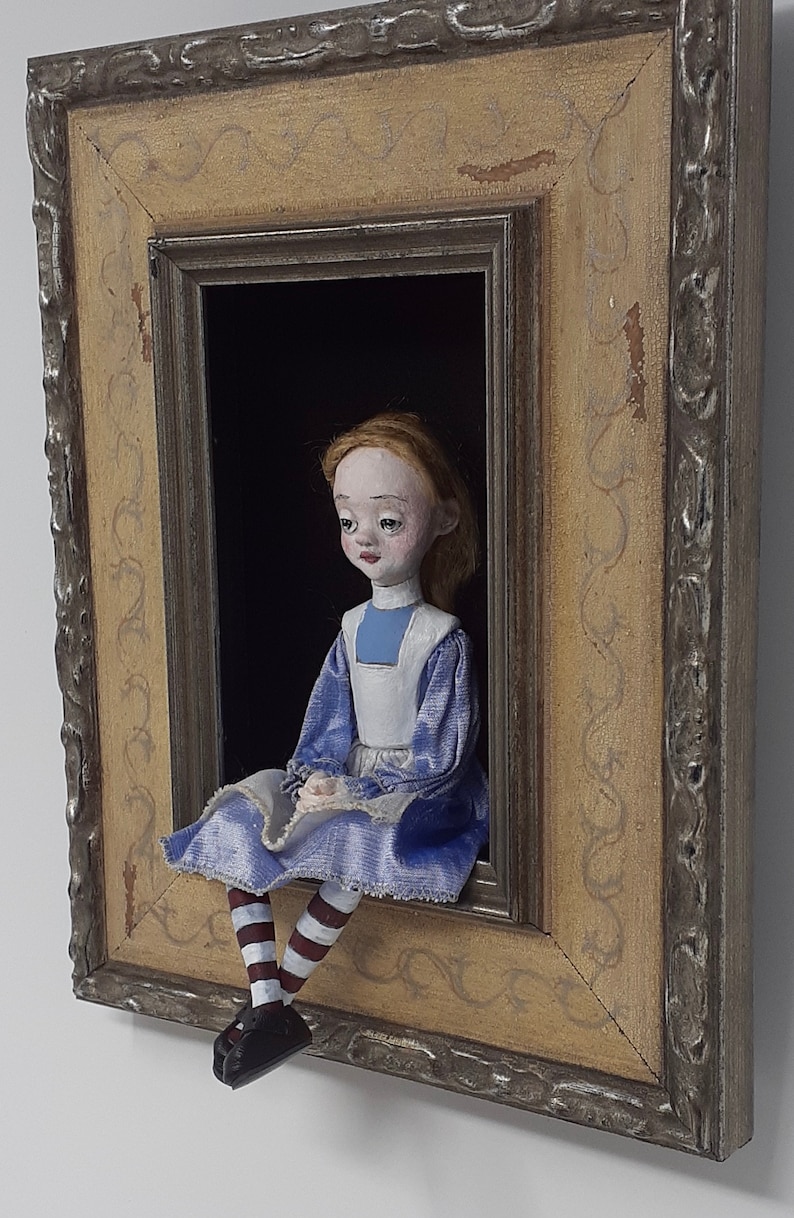 Alice in Wonderland--framed Figure, Shadowbox - Etsy