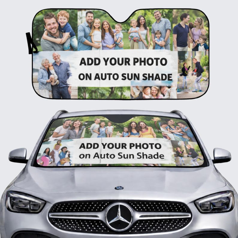 Custom Photo Car Sun Shade | Anime Windshield Decor - Etsy