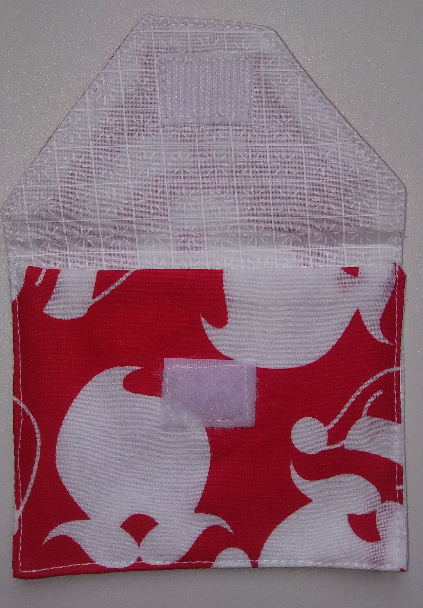 Reusable Holiday/Christmas Fabric Gift Envelope w/Velcro | Etsy