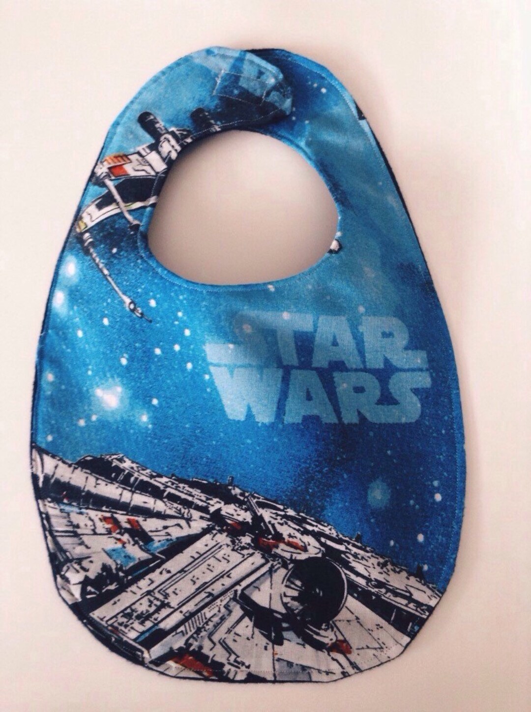 Star Wars Bib, Millennium Falcon, Vintage Baby Boy, Handmade Rogue One ...