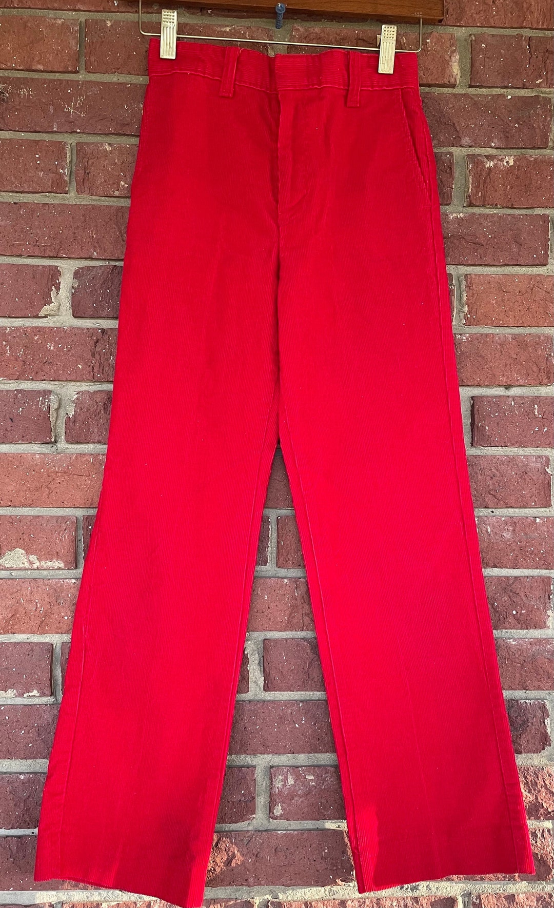 Vintage Pants, Girls Cheenos, Red Corduroy, Girls Siz 8 10, High ...