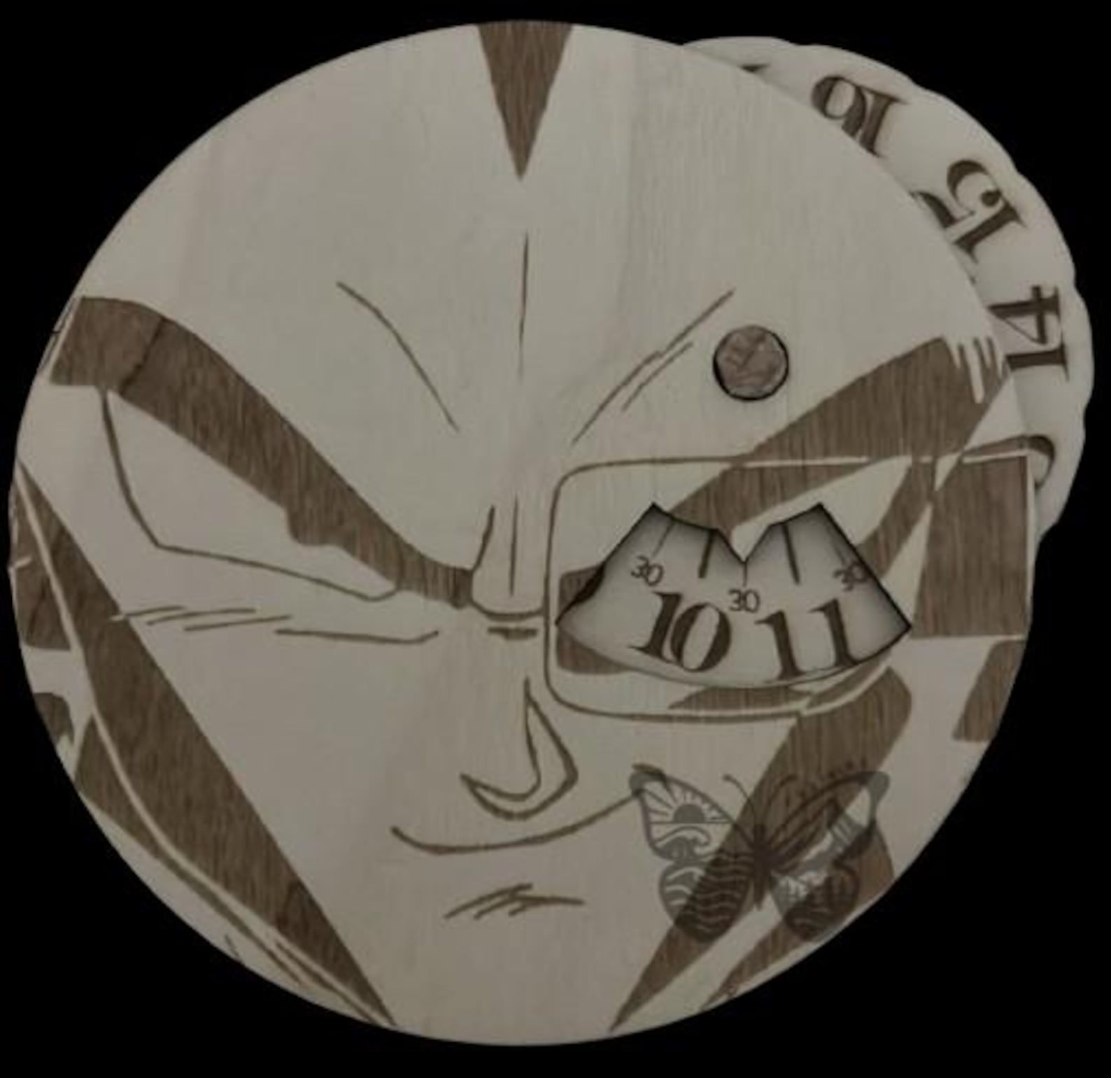 DIGITAL DOWNLOAD Vegeta Parking Disk SVG DXF | Laser Cut Dragon Ball ...