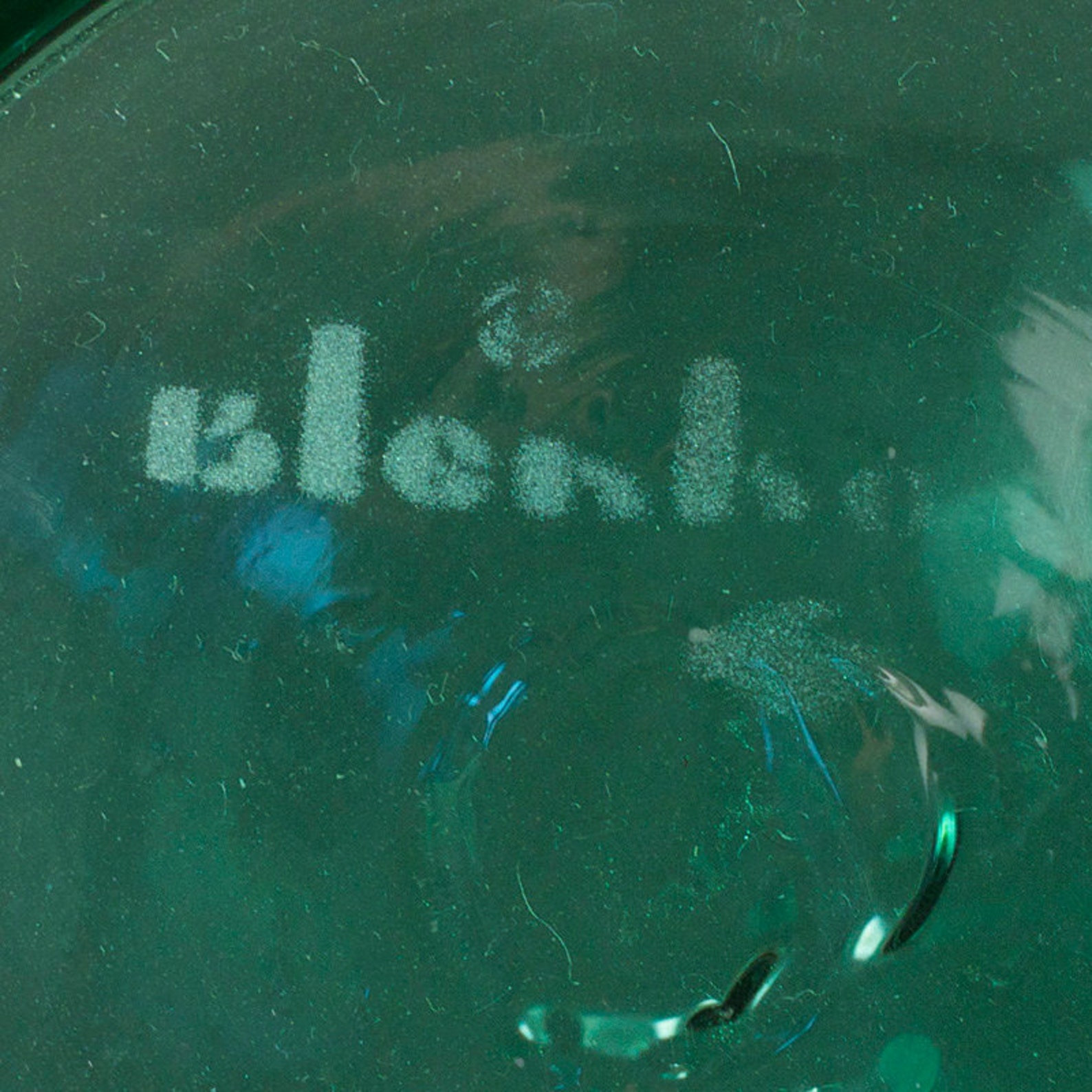 Signed 1958-1961 Blenko Aqua Ruffled Bowl | Etsy