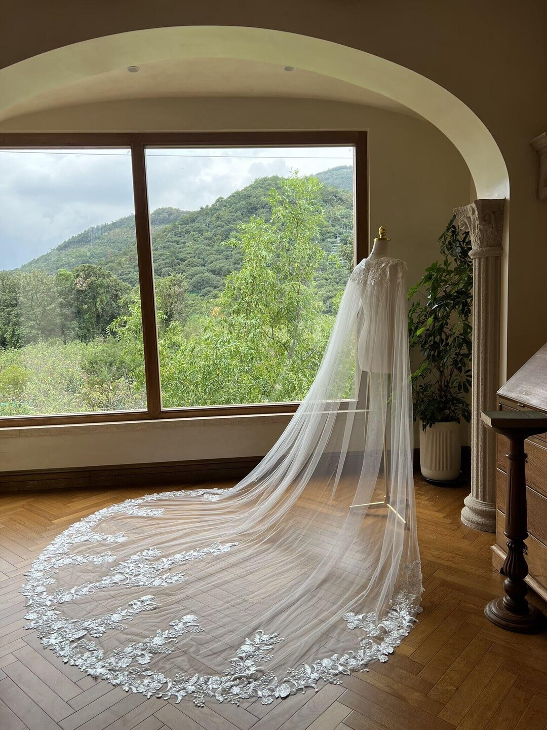 Cape Veil,shoulder Veil,cathedral Wedding Veil,chapel Veil,bridal Veil ...