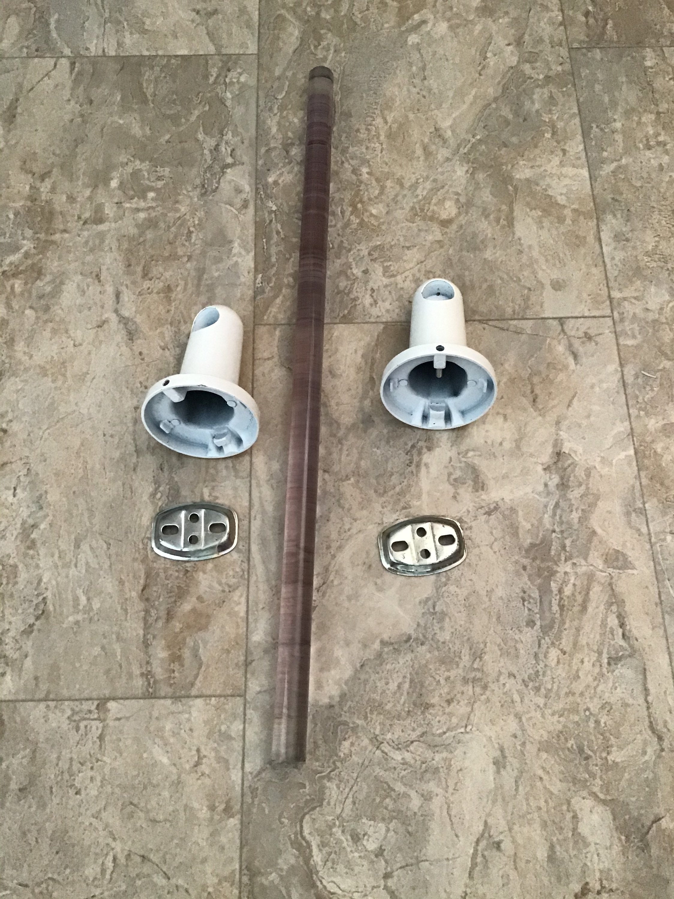 Vintage 18 Inch Glass Towel Rod - Etsy