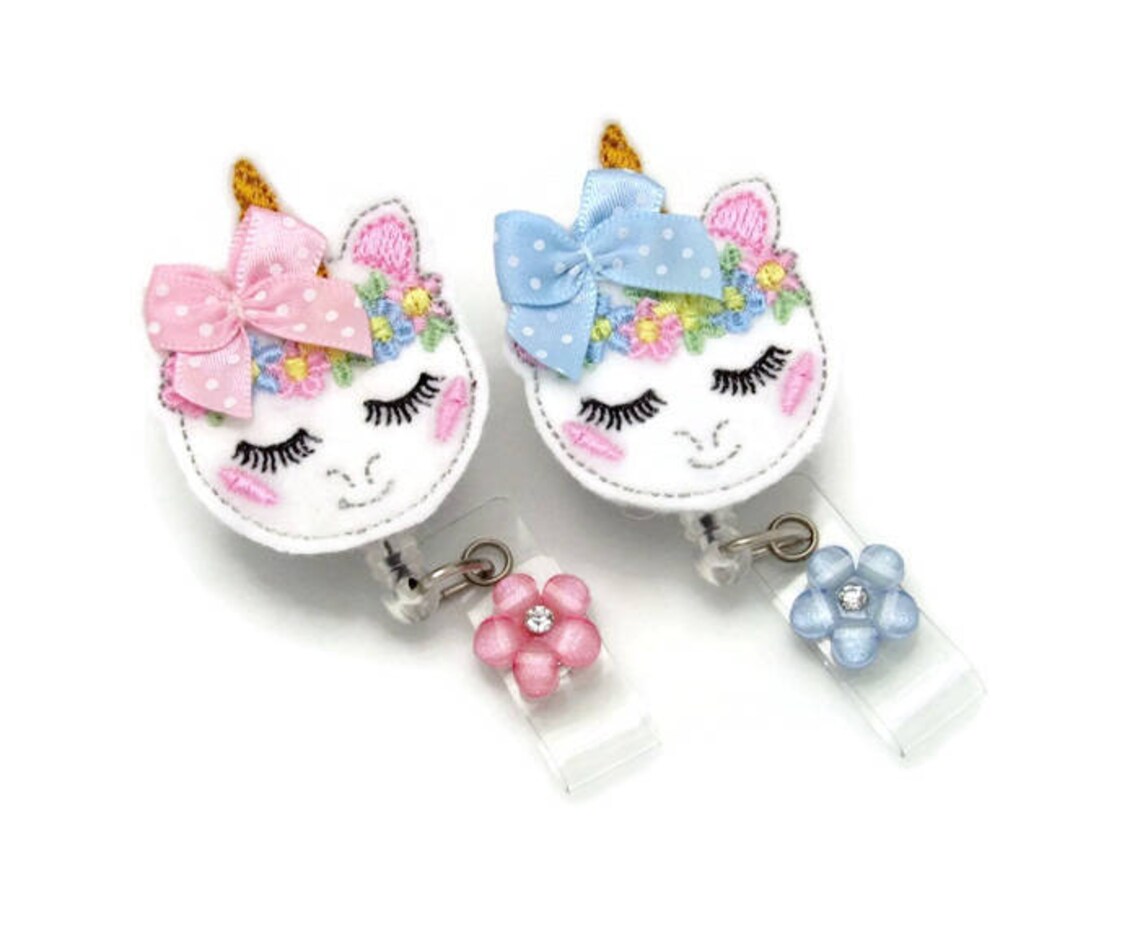 Unicorn Badge Reel- Unicorn Gifts- Badge Reel- Designer Badge Reel ...