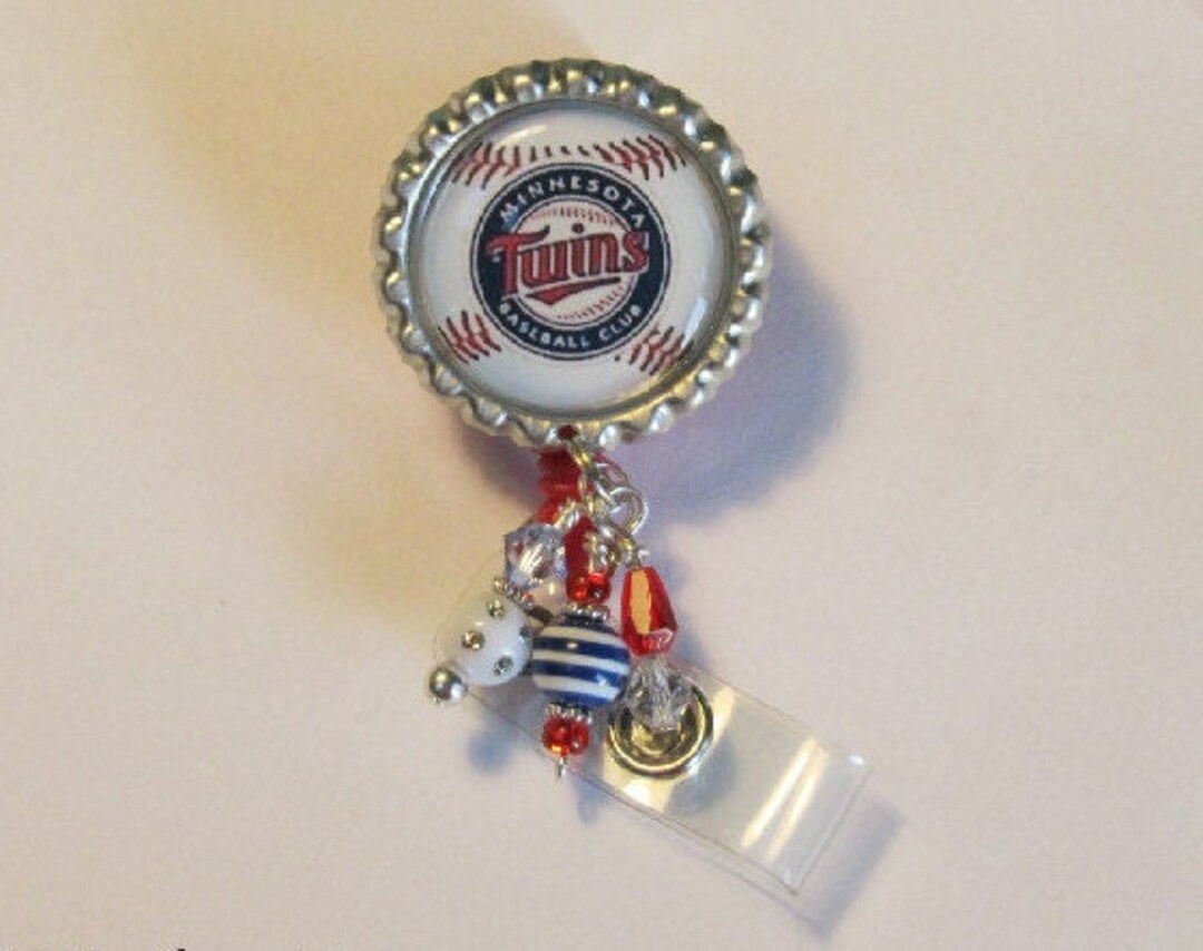 Minnesota Twins Baseball Inspired Retractable Badge Reel- Baseball ...