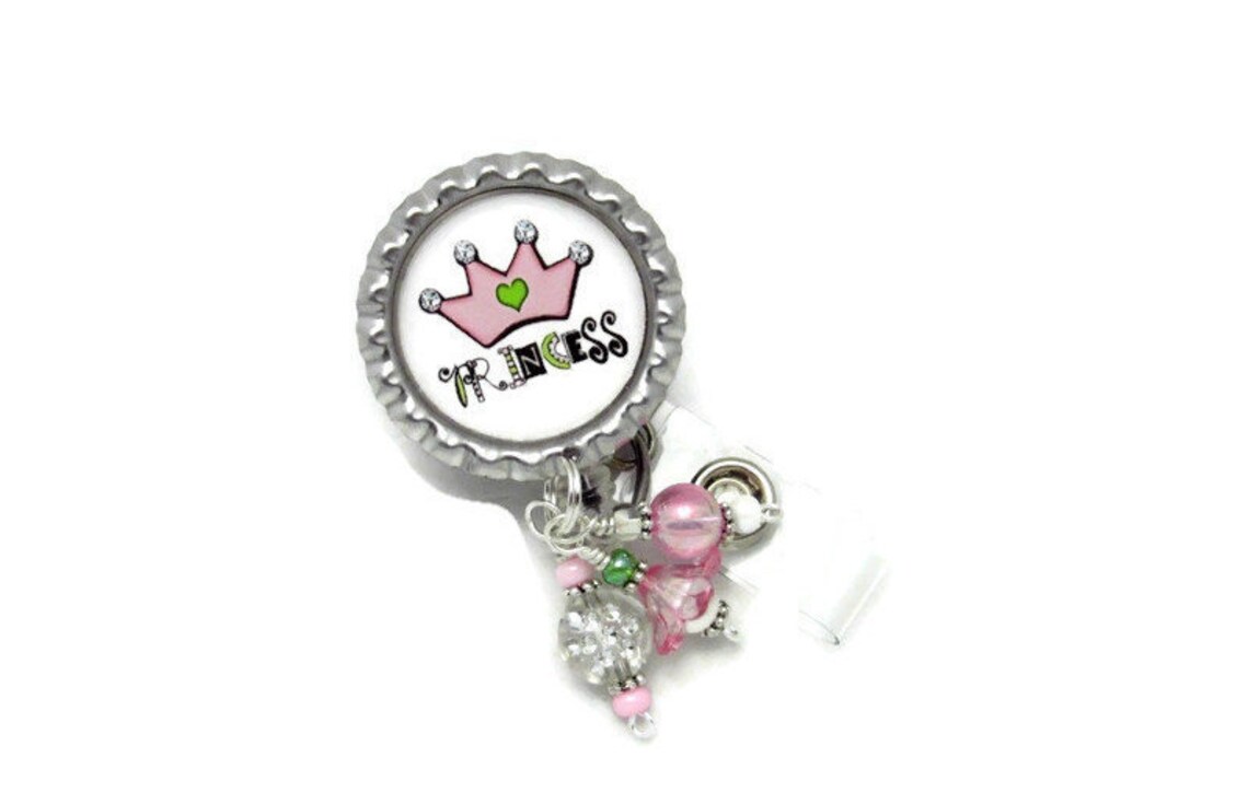Princess Badge Reel Princess Gifts Cute Badge Reel Badge - Etsy