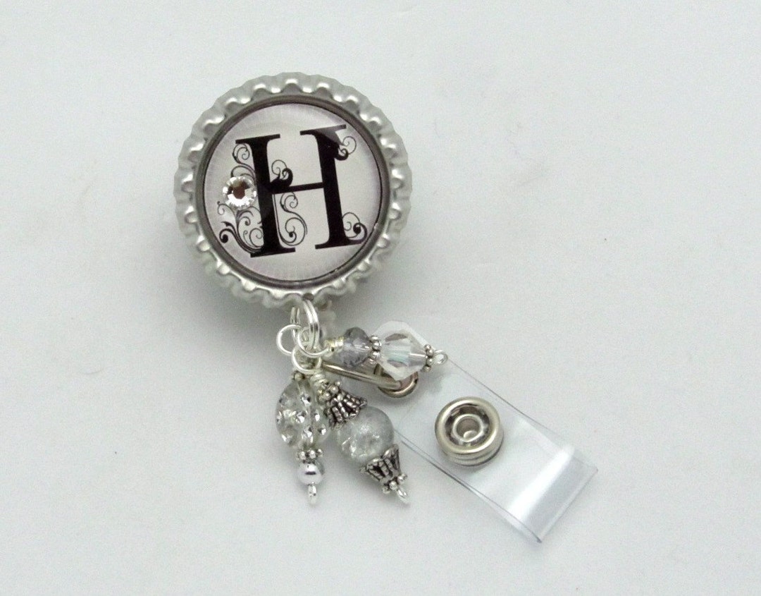 Curly - Swirly - Goth - Inspired - Personalized - Badge - Reel ...