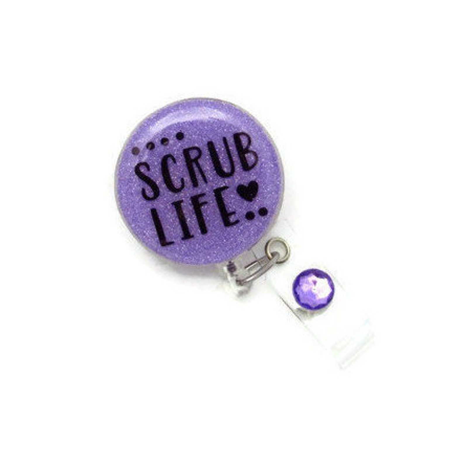 Scrub Life Badge Reel Badge Reel Nurse Badge Reel Doctor | Etsy
