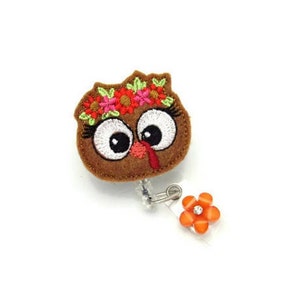 Turkey Badge Reel- Badge Reel- Thanksgiving Badge Reel- Holiday Badge ...