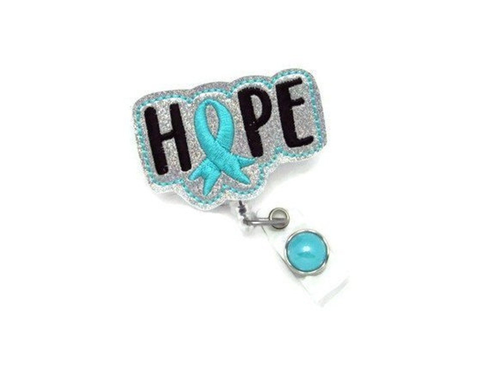 Teal Awareness Badge Reel Awareness Badge Reel Badge Reel | Etsy