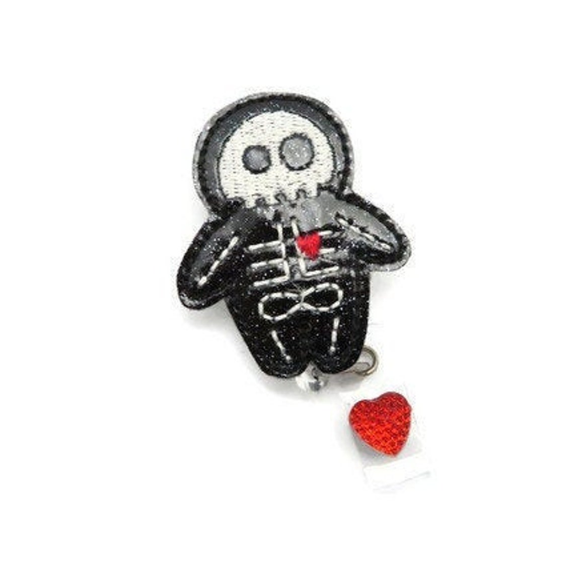 Skeleton Badge Reel - X-ray Radiology Tech Name Badge Reel - Cute ...