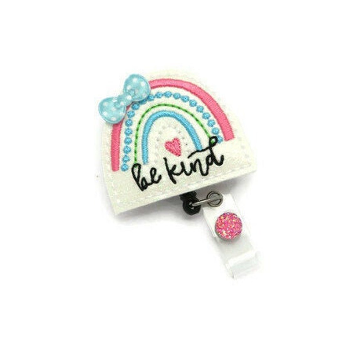 Be Kind Rainbow Badge Reel Rainbow ID Badge Reel Cute - Etsy France