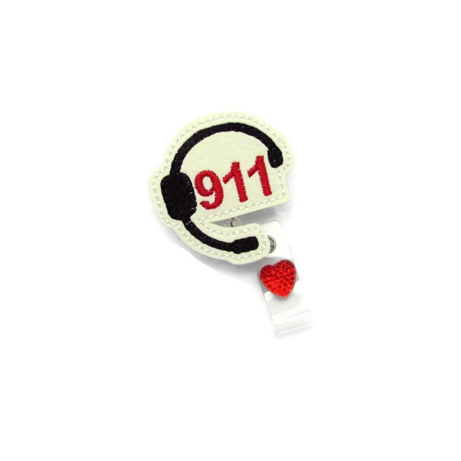 Dispatcher 911 Retractable ID Clip Name Badge Reel Lanyard - Etsy