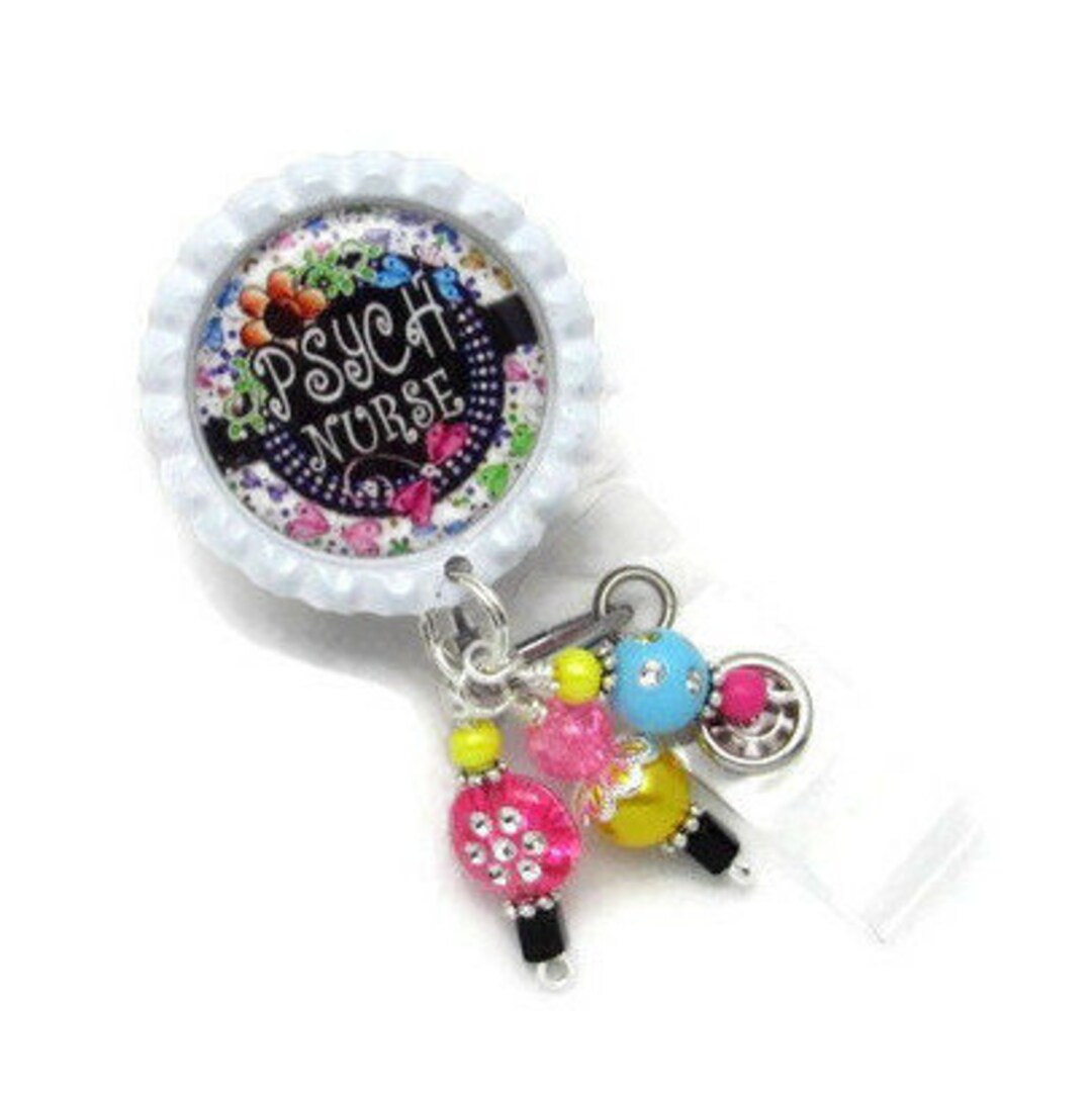Psych Nurse Badge Reel - Nurse Badge Reel - Medical Badge Reel - Badge ...