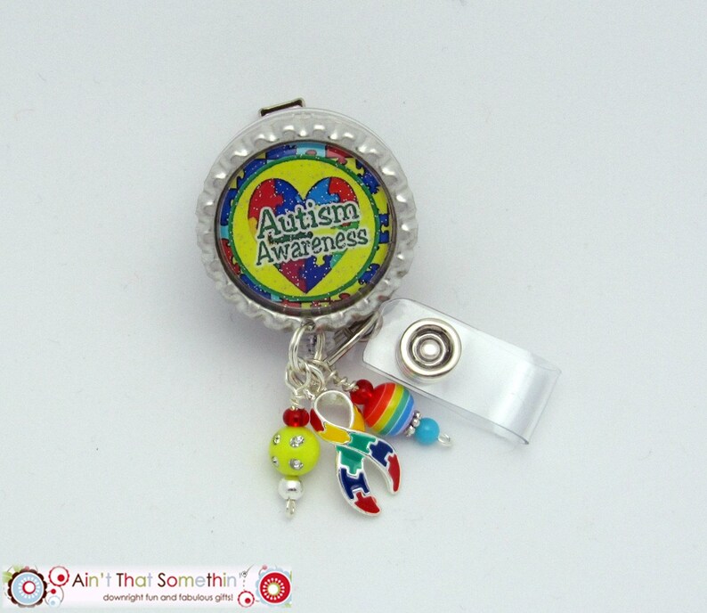 Autism Awareness Retractable Badge Reel Awareness Badge - Etsy