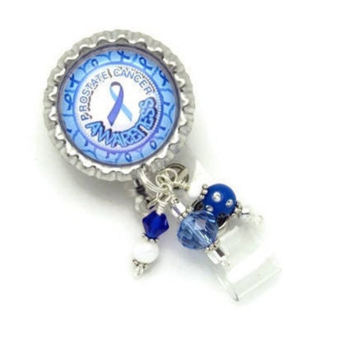 Prostate Cancer Badge Reel- Prostate Cancer Awareness- Awareness Gifts ...