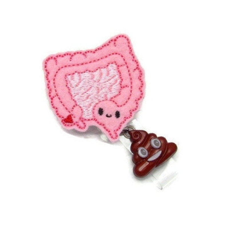 Intestine Badge Reel Colorectal Badge Reel Gastro Badge | Etsy