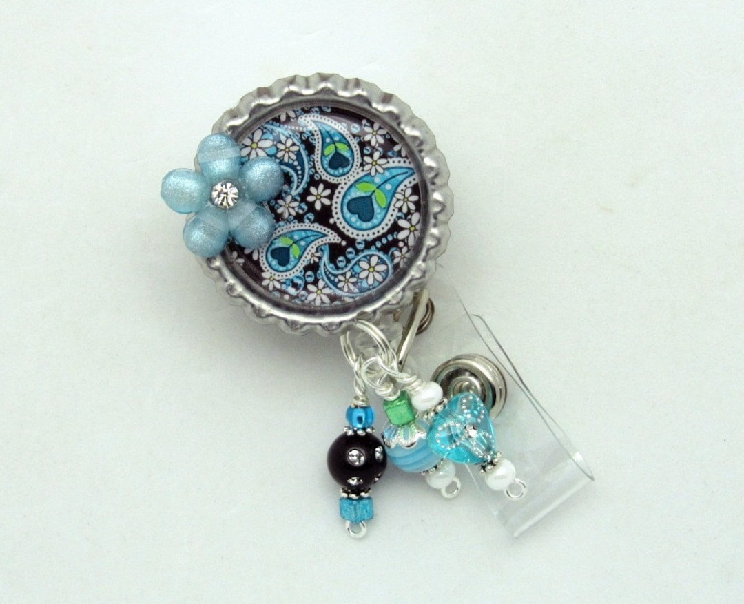 Paisley Badge Reels - Designer Badge Reels - ID Wear Jewelry ...