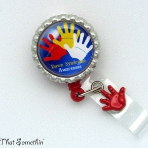 Down Syndrome Awareness Badge Reel - Awareness Badge Reel - Down ...