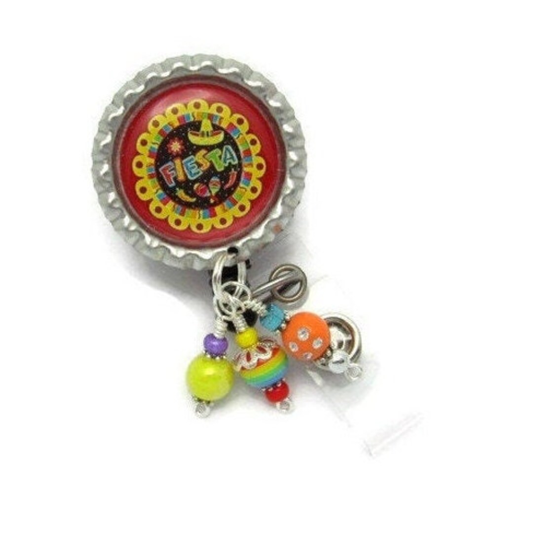 Cinco De Mayo Retractable Badge Reel - Fiesta Holiday ID Name Badge ...