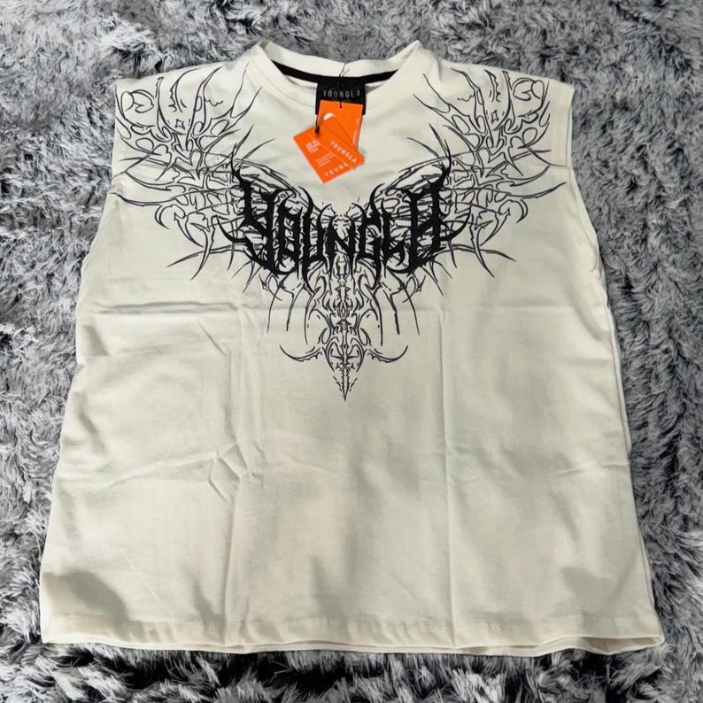 Youngla Gothic Wings Vector Art, Editable Streetwear SVG T-shirt Design ...