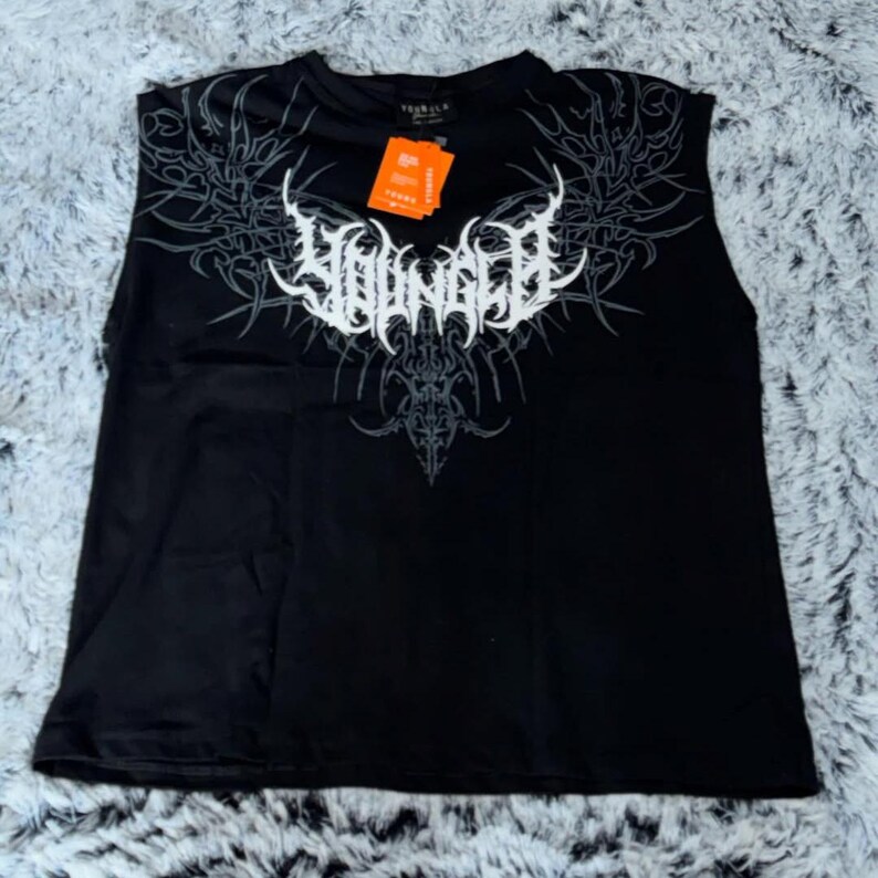 Youngla Gothic Wings Vector Art, Editable Streetwear SVG T-shirt Design ...