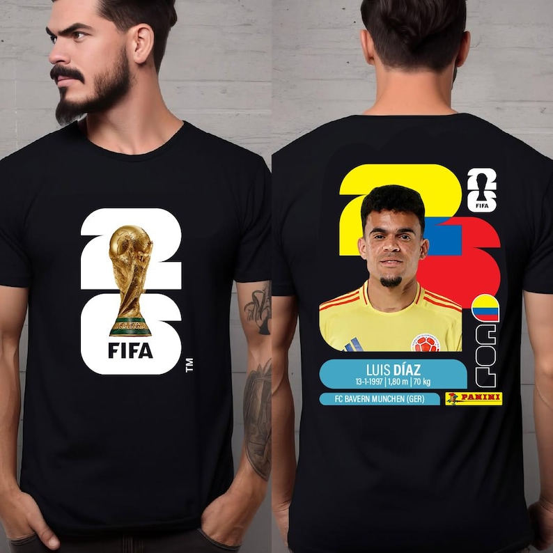 World Cup 2026 Editable Template SVG, Colombia Football Jersey Design ...