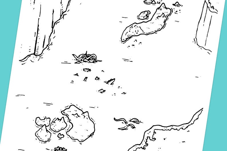 Oceania Map Coloring Pages - Etsy