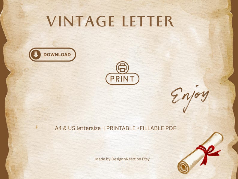 Vintage Floral Letter Paper Printable | Antique Stationery Writing ...