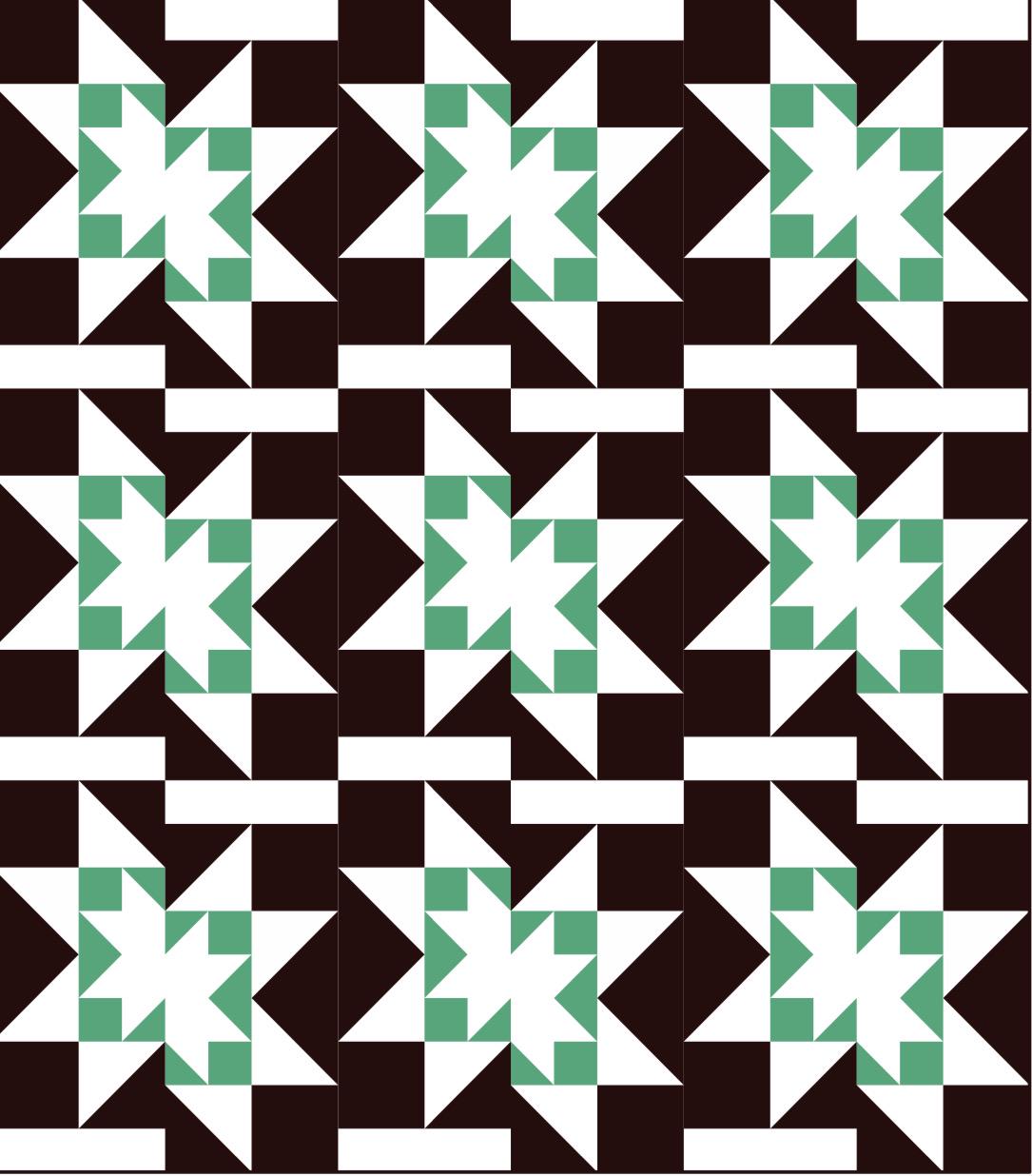 Staggered Stars Quilt Pattern Downloadable PDF - Etsy