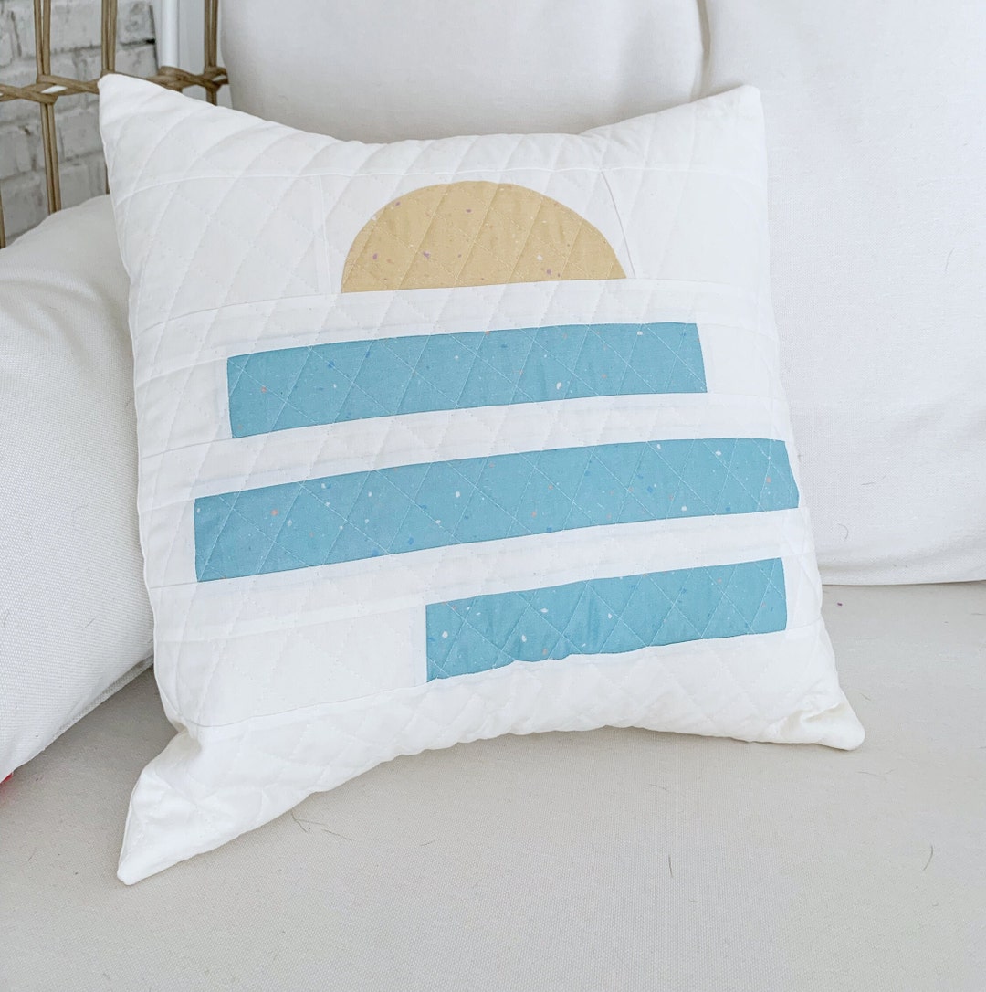 Sunrise Quilt Block Pillow Pattern PDF - Etsy