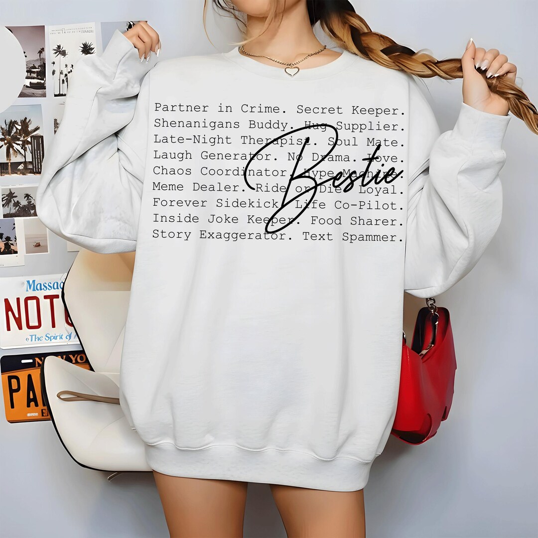 Bestie Words PNG SVG, BFF Definition Shirt Design, Gift for Best Friend ...