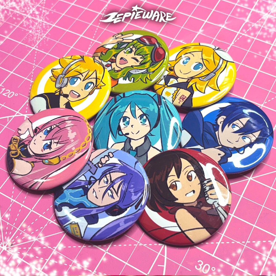 Vocal Pop Star Buttons - Etsy