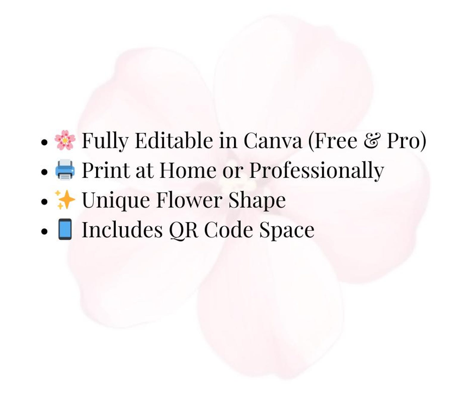 DIY Die-cut Flower QR Code Business Card | Unique Foldable Interactive ...
